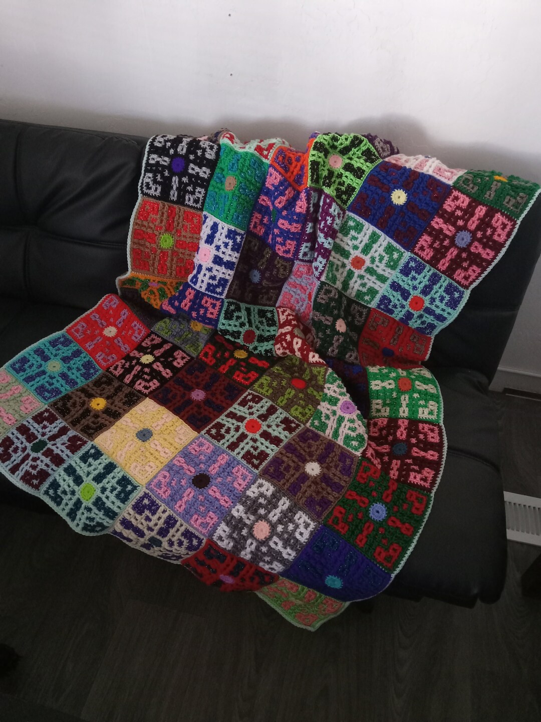 Pattern for Overlay Mosaic Crochet Blanket - Etsy