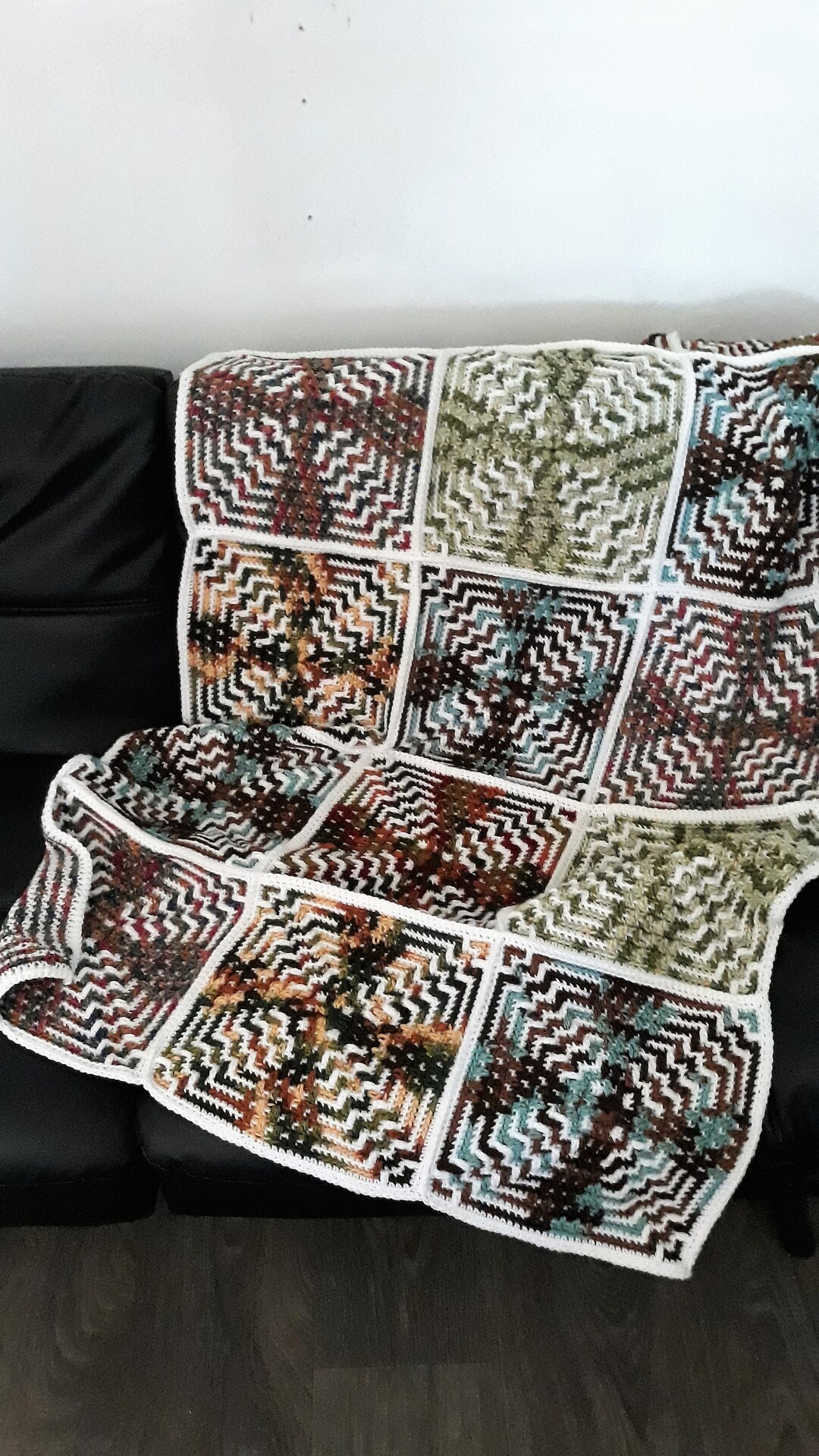 Pattern for Overlay Mosaic Crochet Blanket - Etsy
