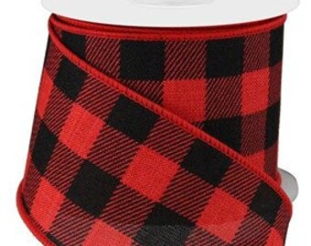 Black and Red Ribbon | Etsy