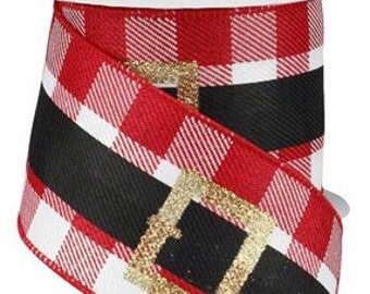 Santa Belt Ribbon - Etsy