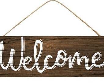Square Welcome Sign | Etsy