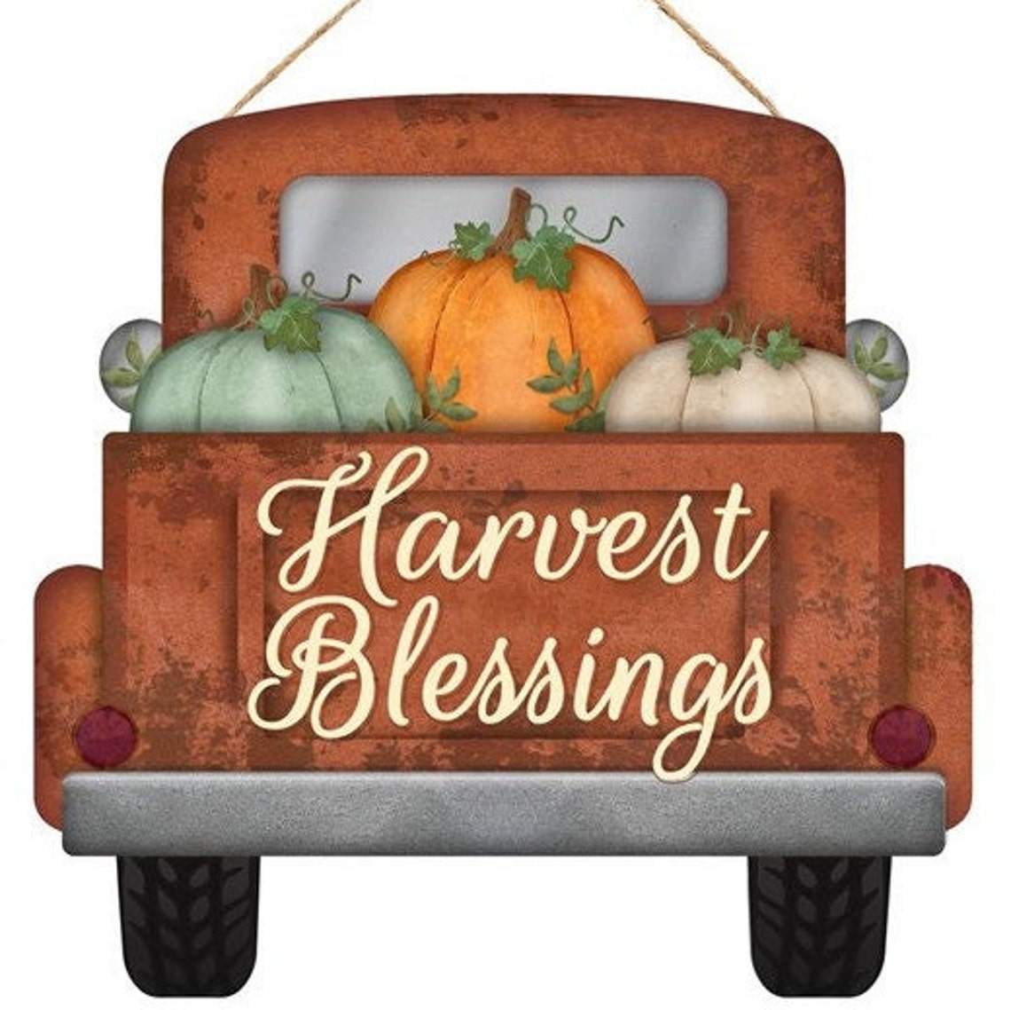 Harvest Blessings Truck Sign - Etsy