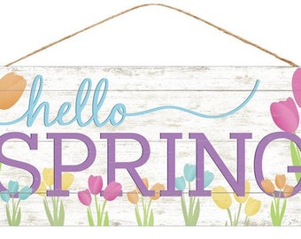Spring sign | Etsy