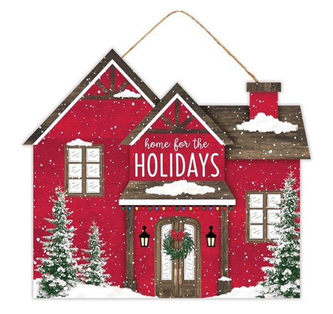 Home for the Holidays House Sign - Etsy