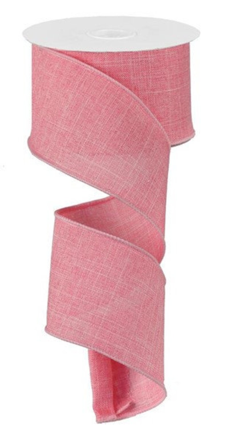 Pink Royal Burlap Ribbon, 2.5" X 10 Yards - Etsy