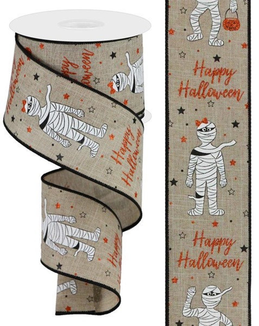 Happy Halloween Mummies Ribbon, 2.5" X 10 Yards - Etsy
