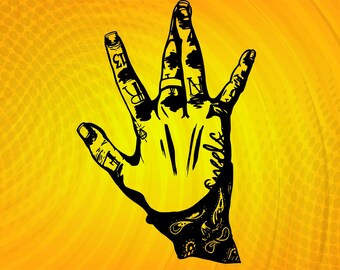 Westside Hand Sign - Etsy