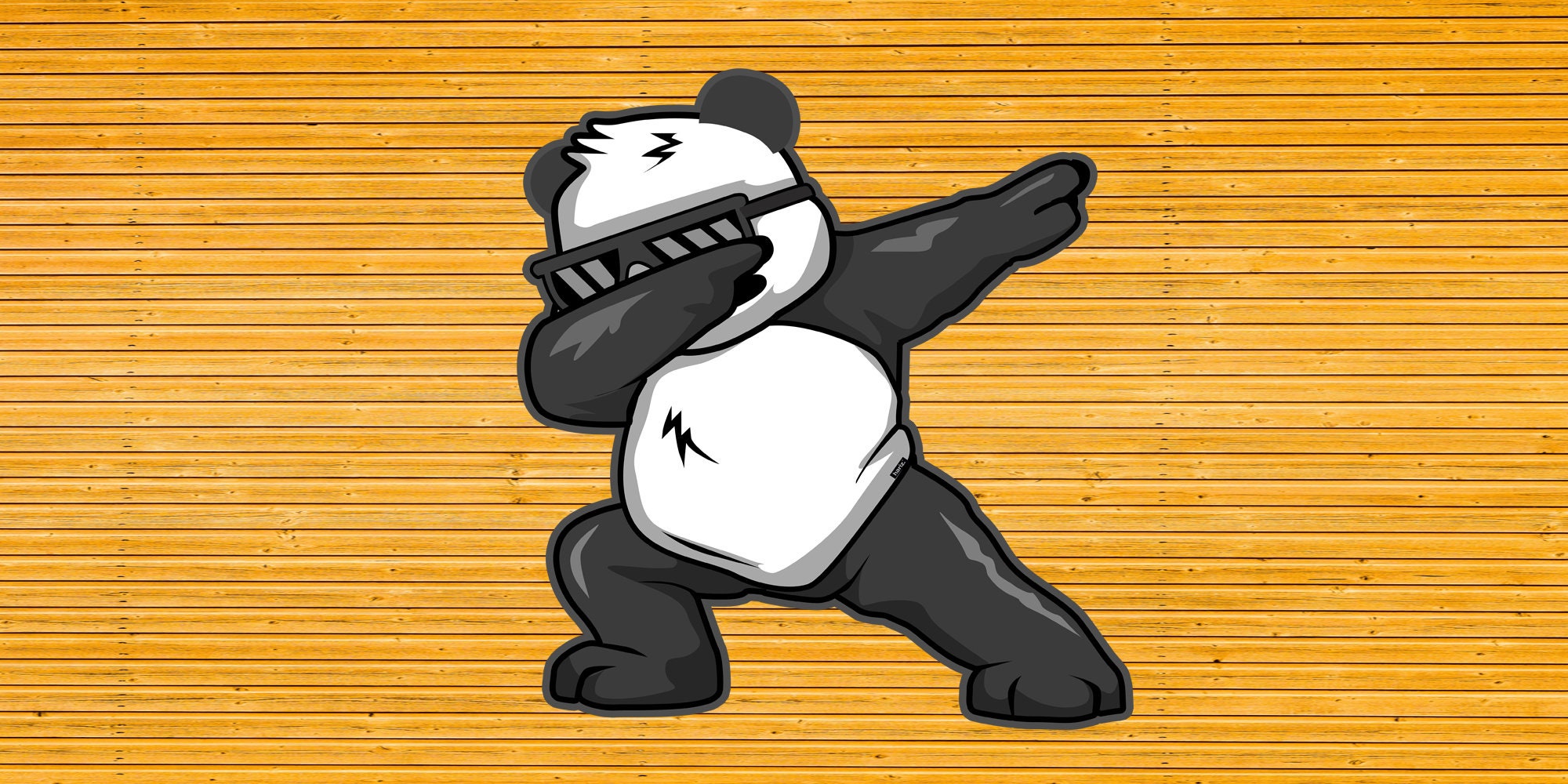 Dabbing Panda cute Panda Svg File SVG Cut File T-shirt | Etsy Canada