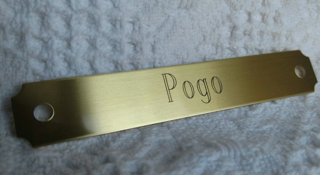 Brass Halter Plate Notched - Etsy