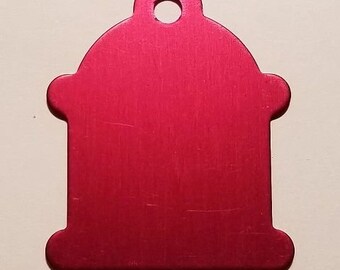 Hydrant-shaped Aluminum Pet ID Tag Many Colors Custom - Etsy