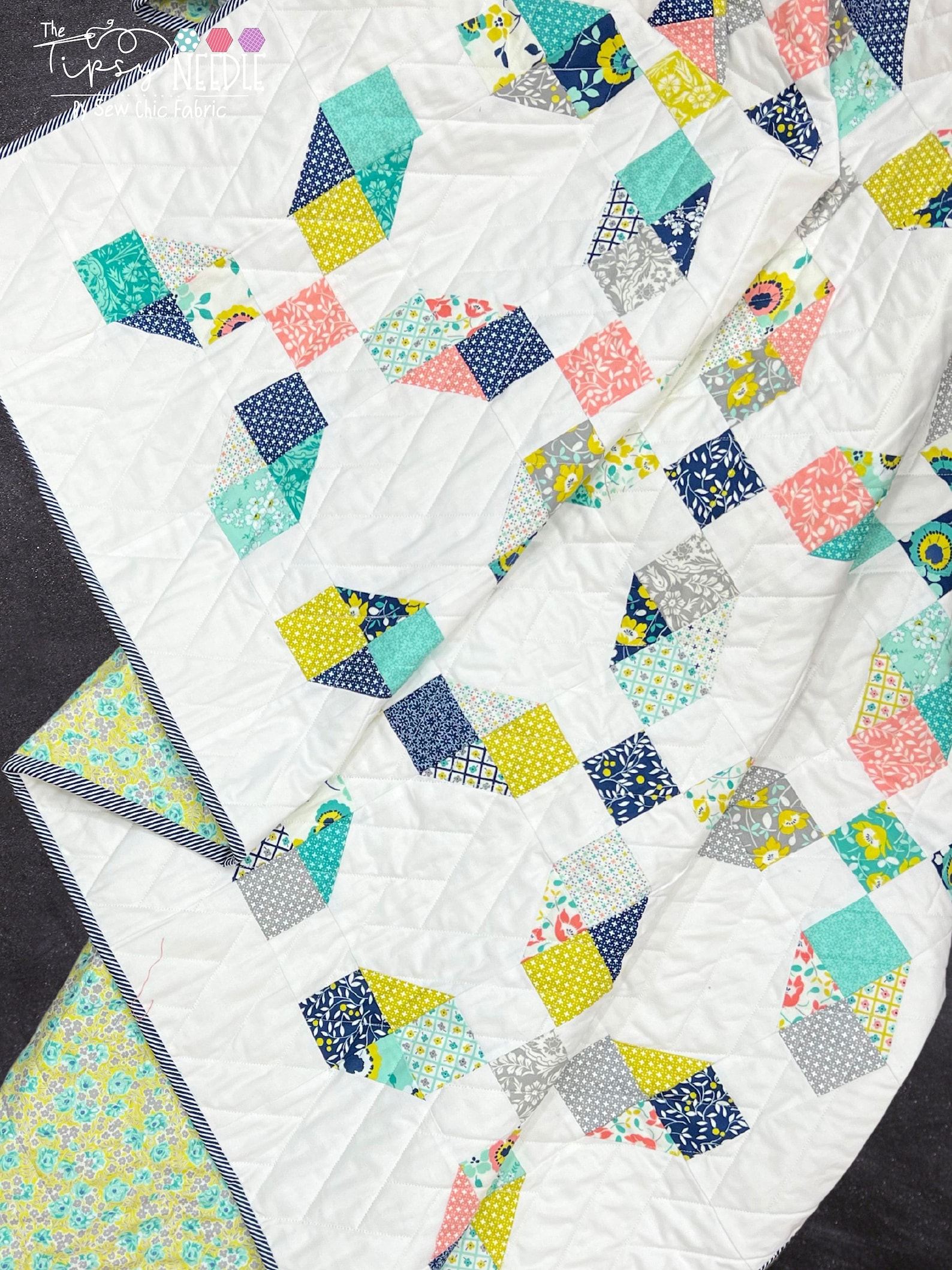 TTN-108 Floating 9 Patch Quilt Pattern PDF Digital Download Tipsy Needle - Etsy