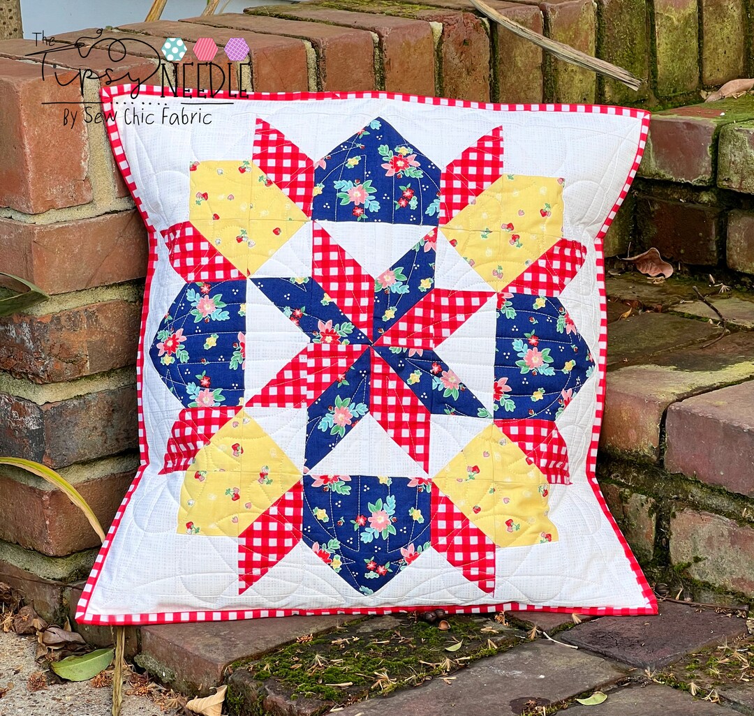 Dutch Rose Pillow Quilt Pattern PDF Digital Download - Etsy