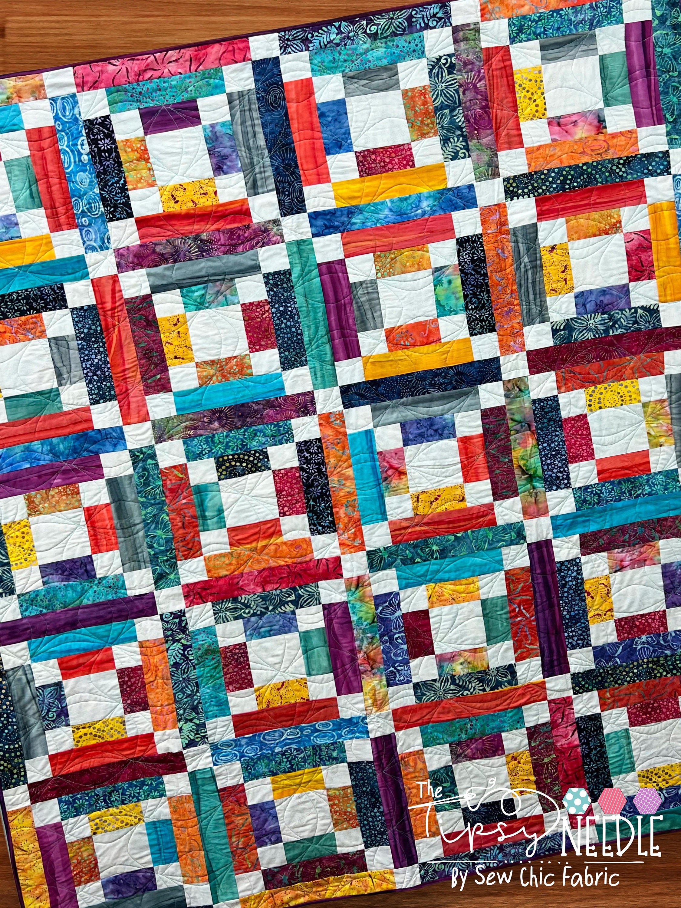 Scrap Box Quilt Pattern PDF Digital Download Tipsy Needle - Etsy