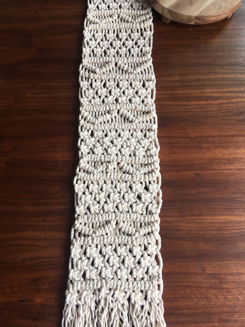 Macrame Table Runner - Etsy