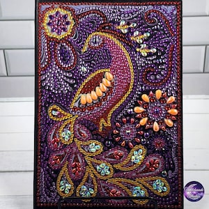 Pink Peacock Notebook, Journal, Grimoire, Diary, Unlined Journal, Gift ...