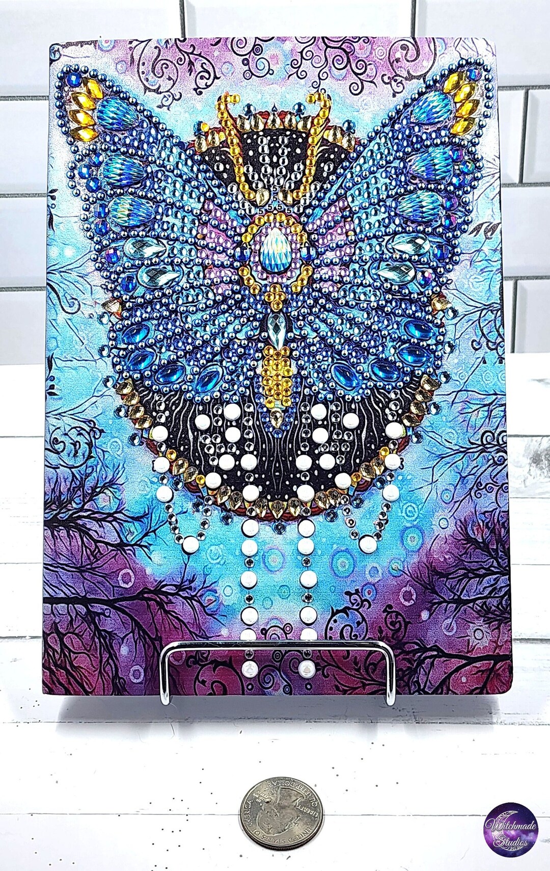 Butterfly Notebook, Journal, Grimoire, Diary, Unlined Journal, Gift for Her, Gift for Teen ...