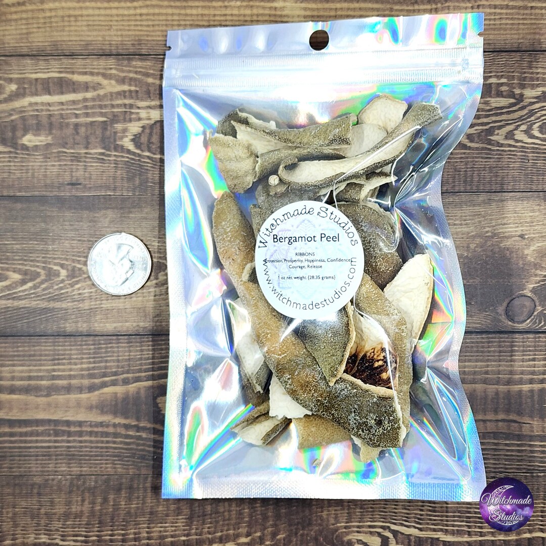 Bergamot Peel Ribbons, 1 Oz BAG, Protection, Prosperity, Happiness ...