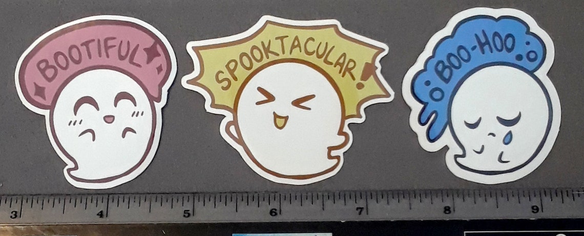 Ghost Puns Sticker Pack | Etsy
