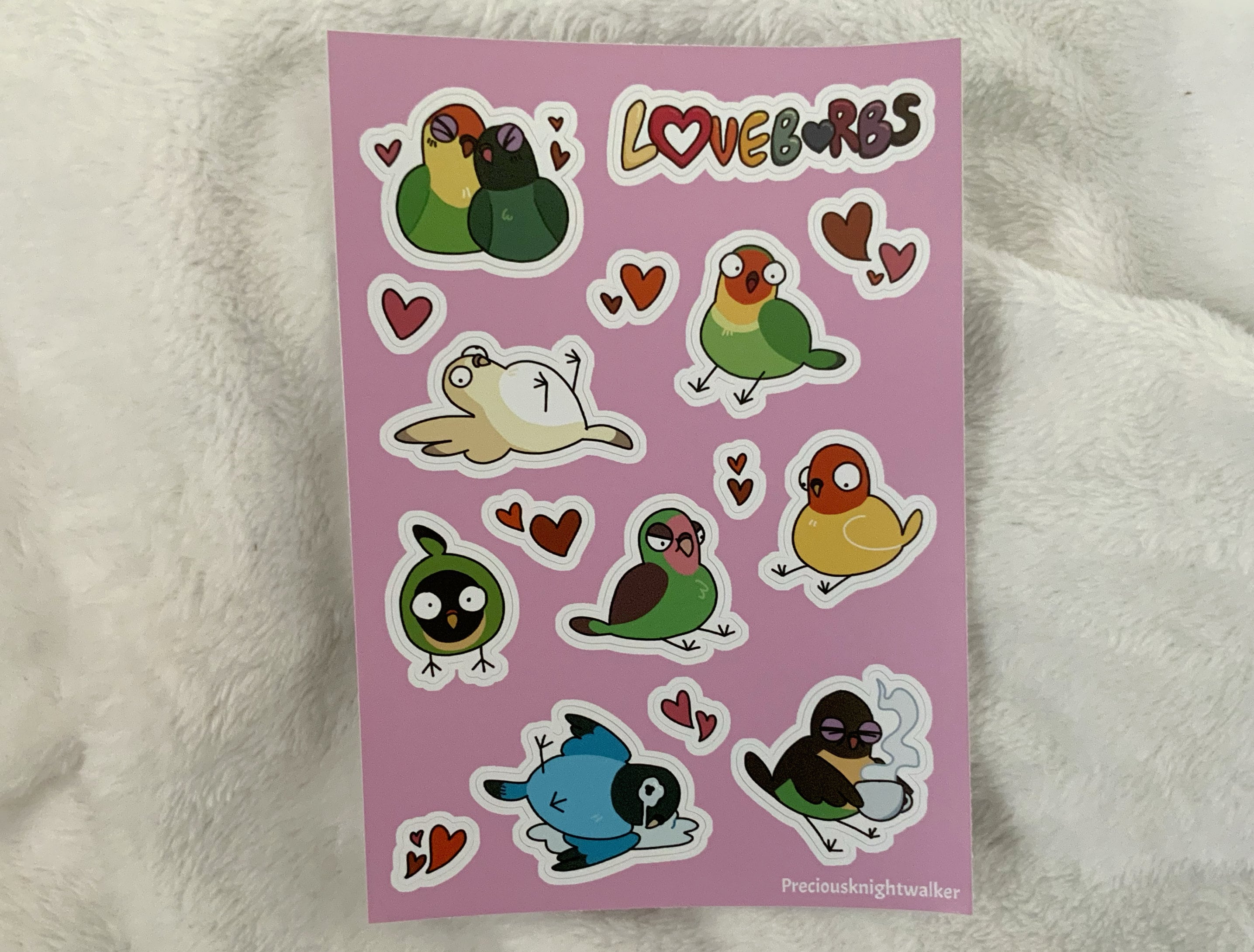 Borb Sticker Sheets - Etsy