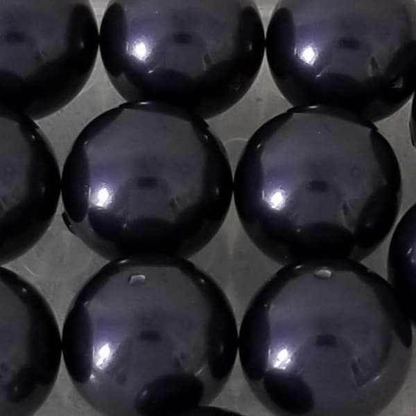 Dark Purple Pearls - Etsy