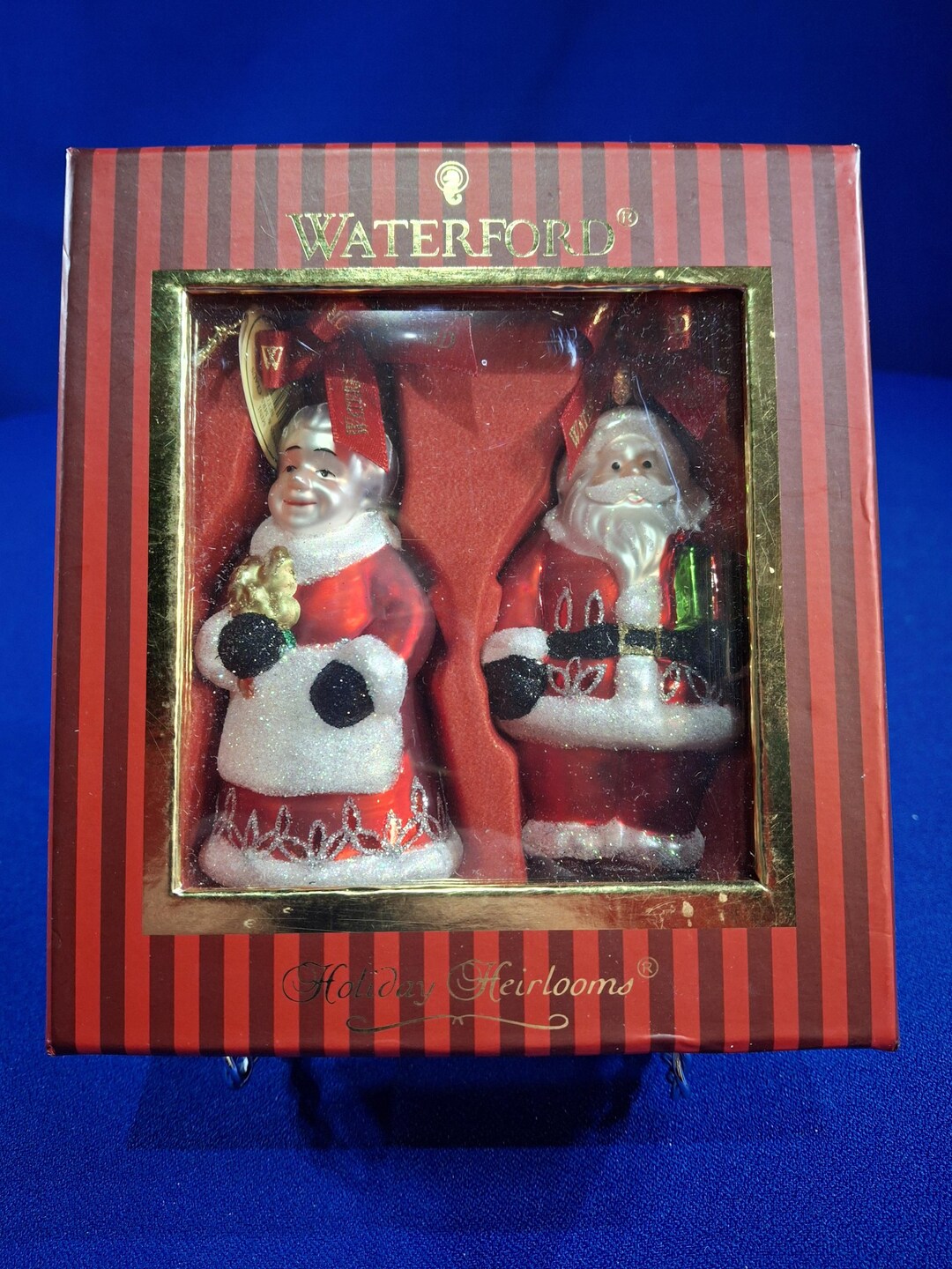 Waterford Holiday Heirlooms Mini Santa Mrs Claus Christmas Ornament - Etsy