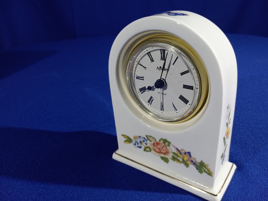 Mantel Clock Cottage Garden by AYNSLEY, JOHN - Etsy