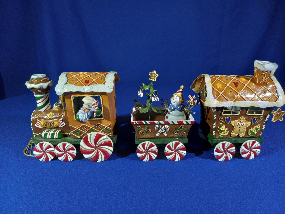 Large Christmas Unique Train Vintage - Etsy