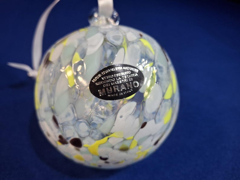 Murano Glass Ornament Ball - Etsy