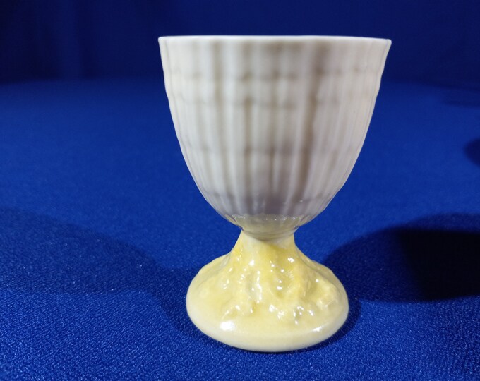 Single Egg Cup Limpet Yellow by BELLEEK POTTERY (IRELAND) - Etsy