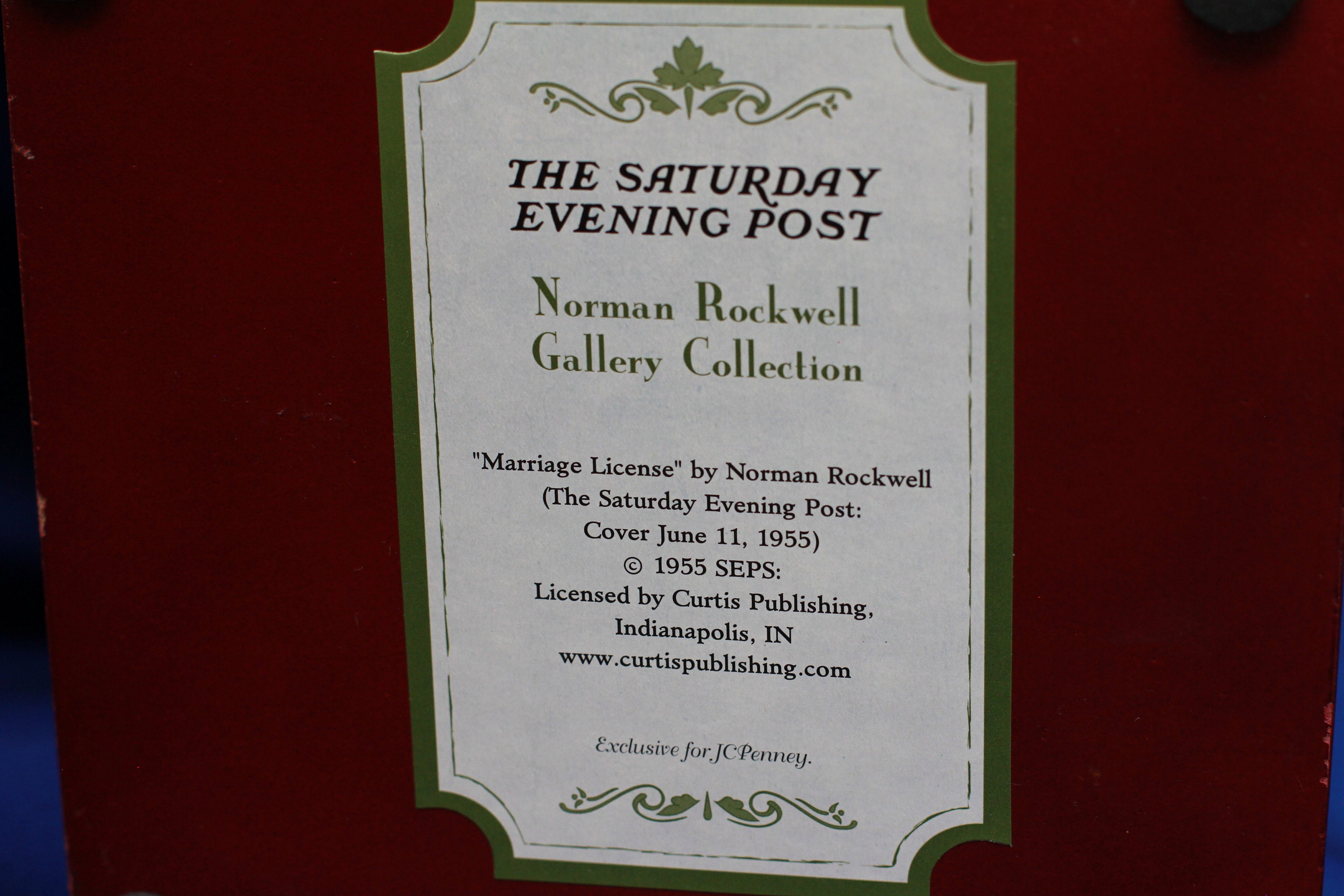 Norman Rockwell the Marriage License 1955 Saturday Evening - Etsy