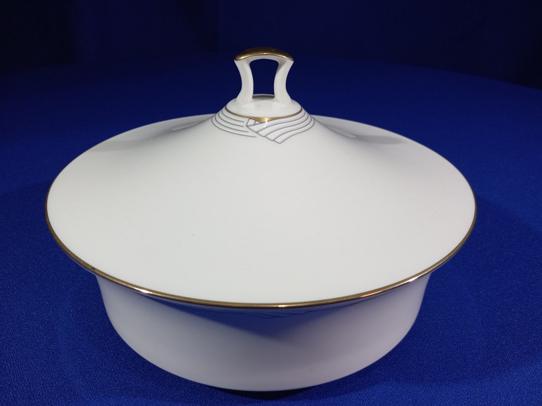 Round Covered Vegetable Golden Cove by NORITAKE - Etsy