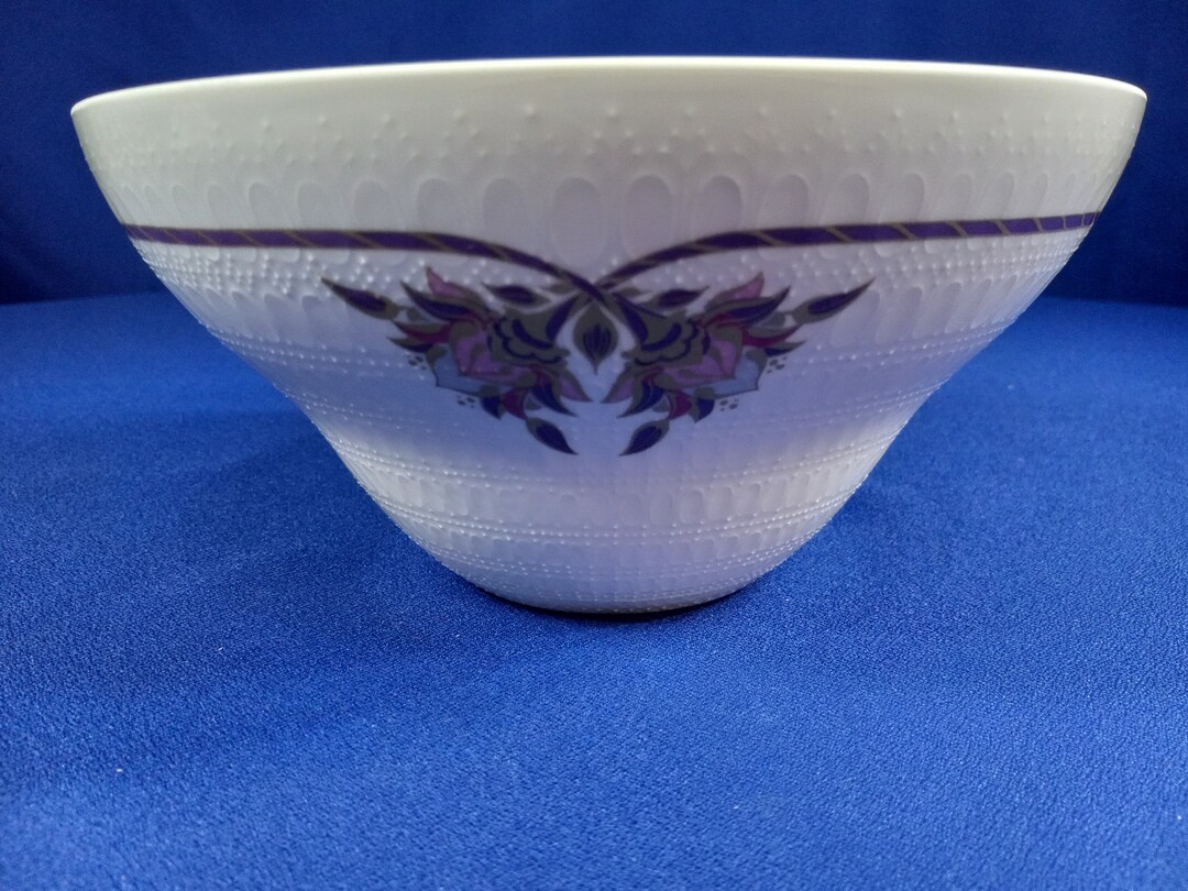 8" Round Vegetable Bowl Orchid (romance) by ROSENTHAL - CONTINENTAL - Etsy