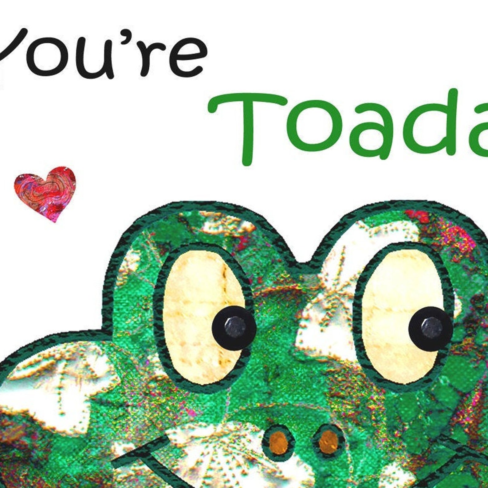 Awesome Frog card you're toadally awesome birthday | Etsy