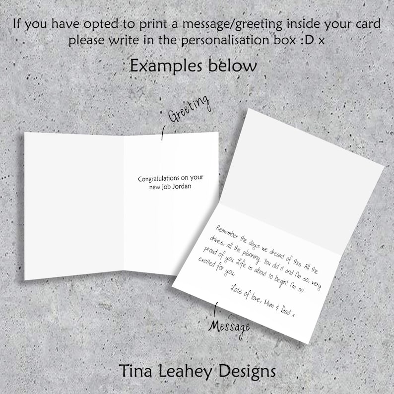 A5 Cambridge University Congratulations Personalised Card, Freshers ...