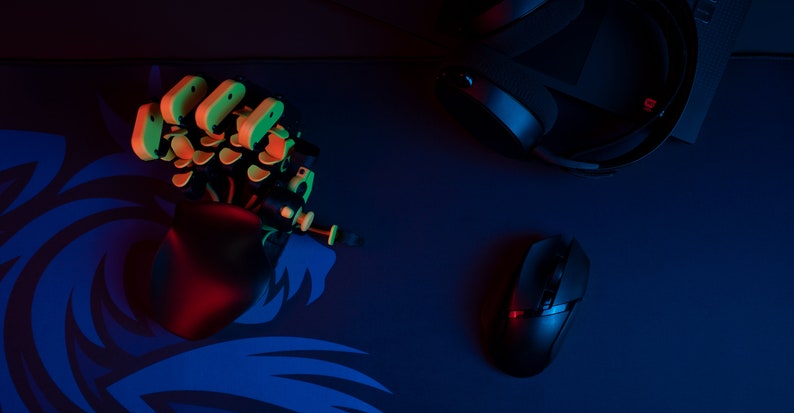 Azeron Cyborg / 3D Printed Keypad / Gamepad for PC Gaming - Customized ...