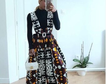 African Pinafore - Etsy