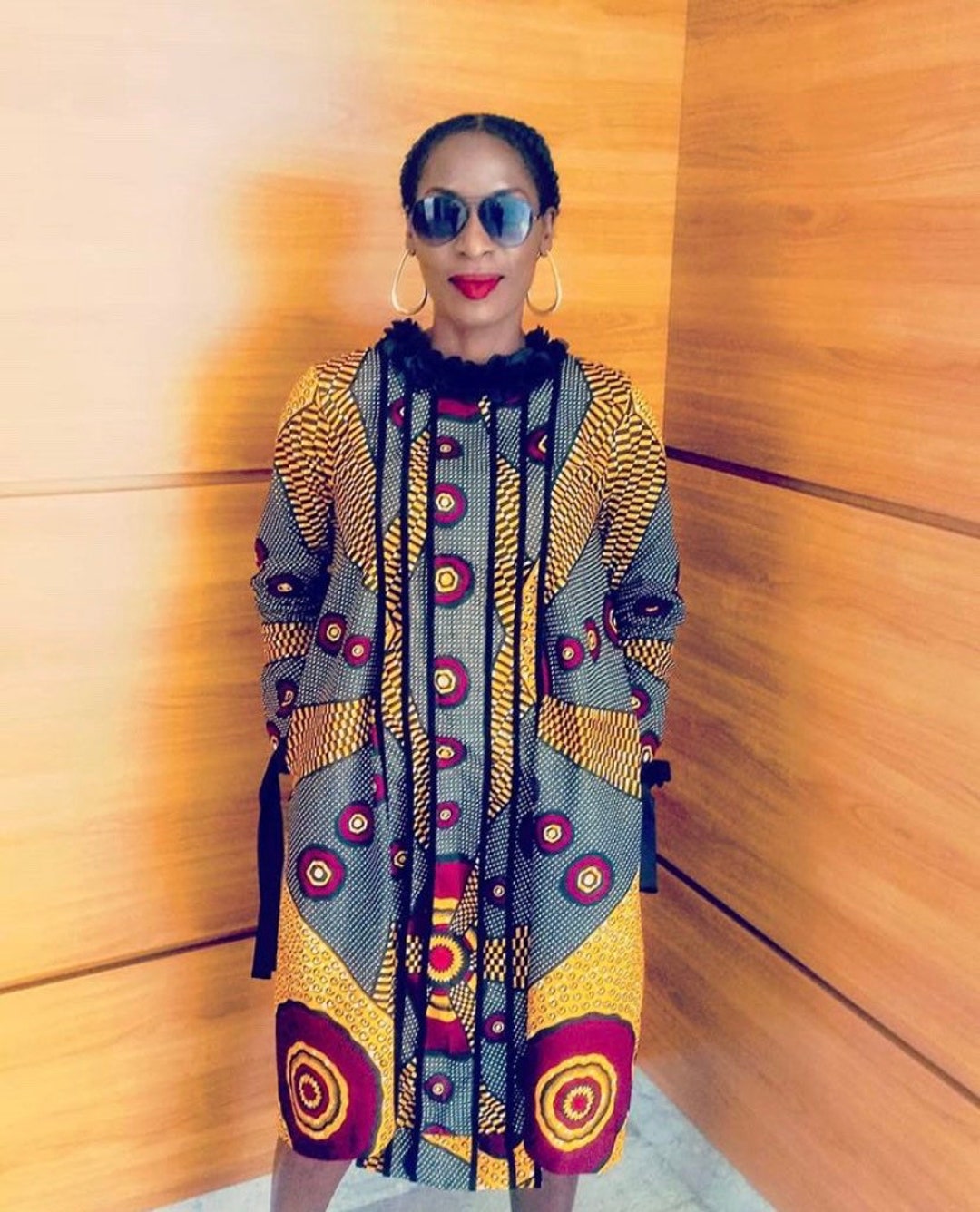 African Dress Ankara Shift Dress 100% Cotton Ankara Prom Dress - Etsy