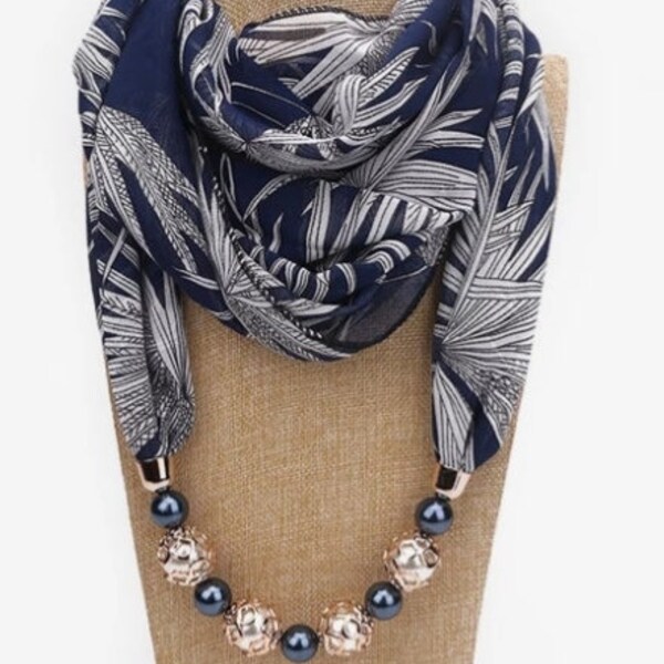 Necklace Scarf - Etsy