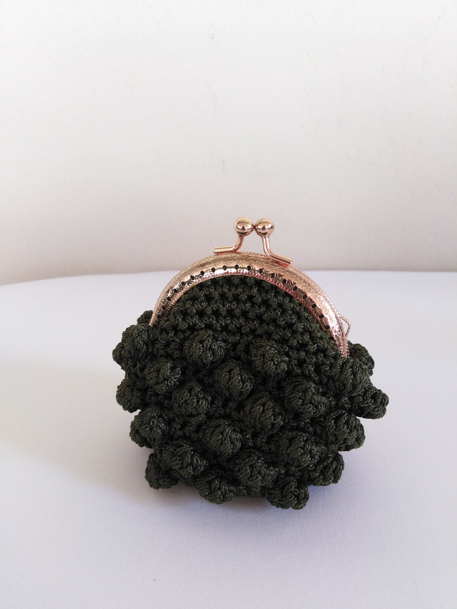Handmade Coin Purse With Bubbles, Knitted Coin Purse, Crochet Coin ...