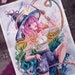 Pride Rainbow Witch Magic | Original Watercolor Painting | - Etsy