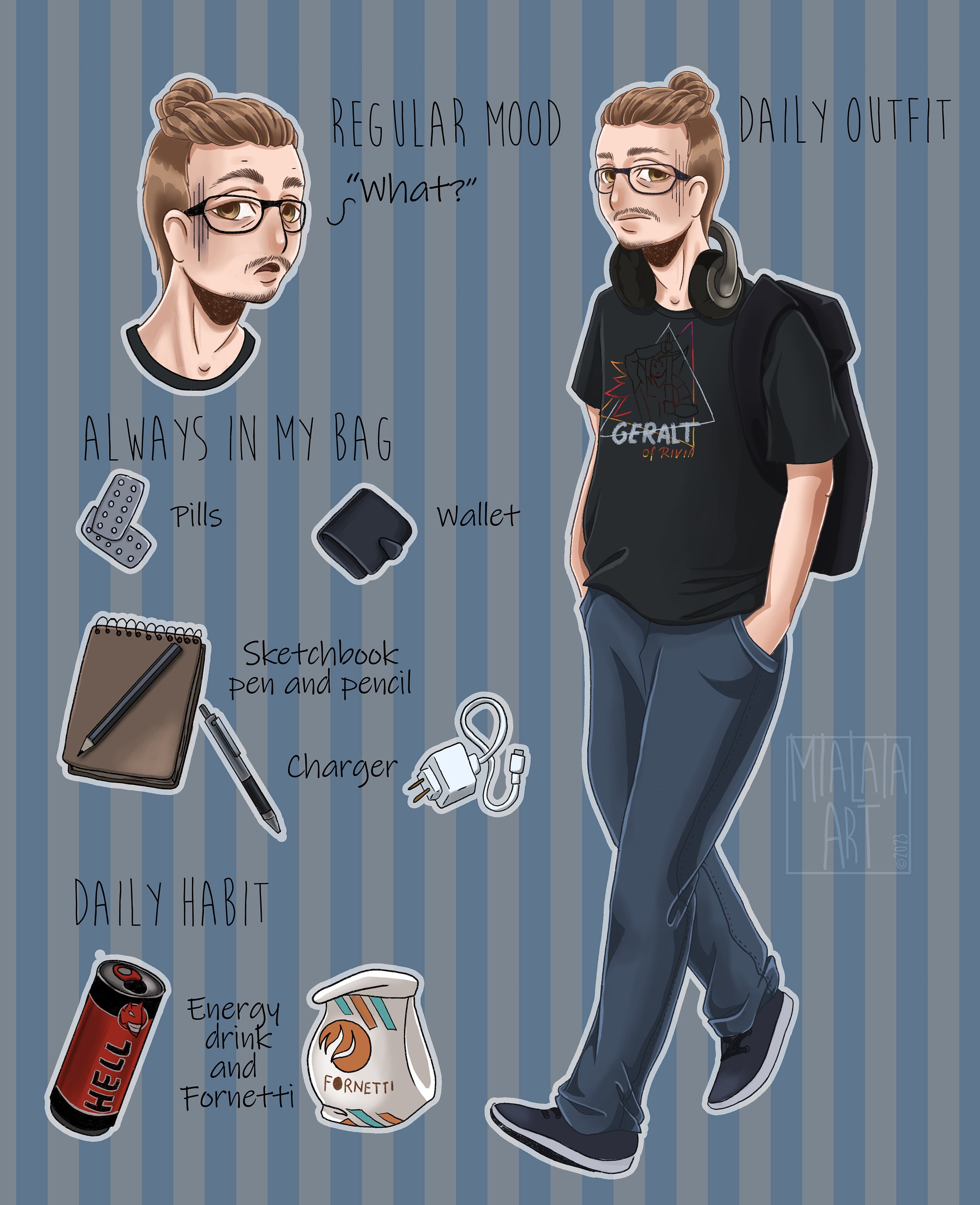 Custom Portrait Profile | Digital Personaized Commission | Draw Me ...