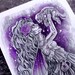 Tooth Fairy Skeleton Muerte Puppy - Original Ink and Watercolor ...