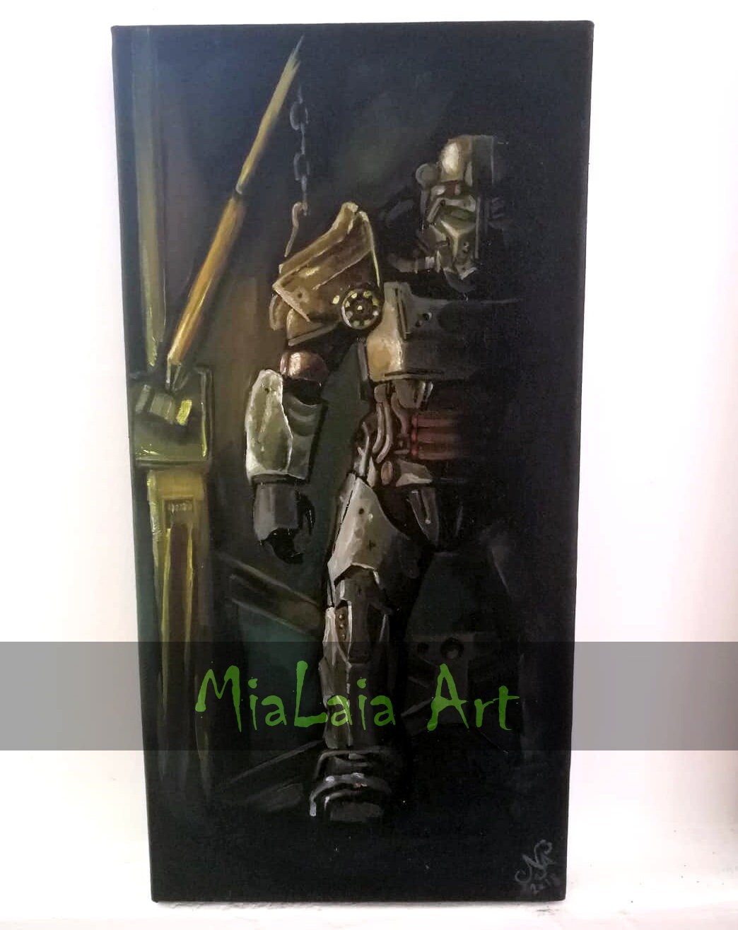 Gamer Painting to Order Oil Painting on Canvas Fallout - Etsy
