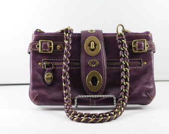 Coach Purple Bag - Etsy