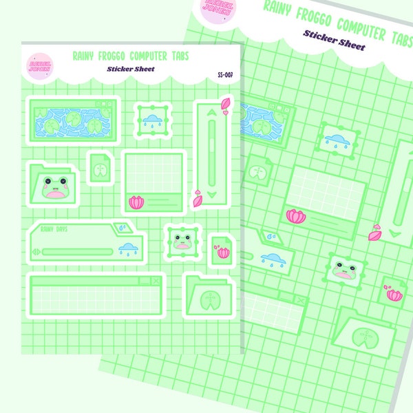 Computer Tab Sticker - Etsy