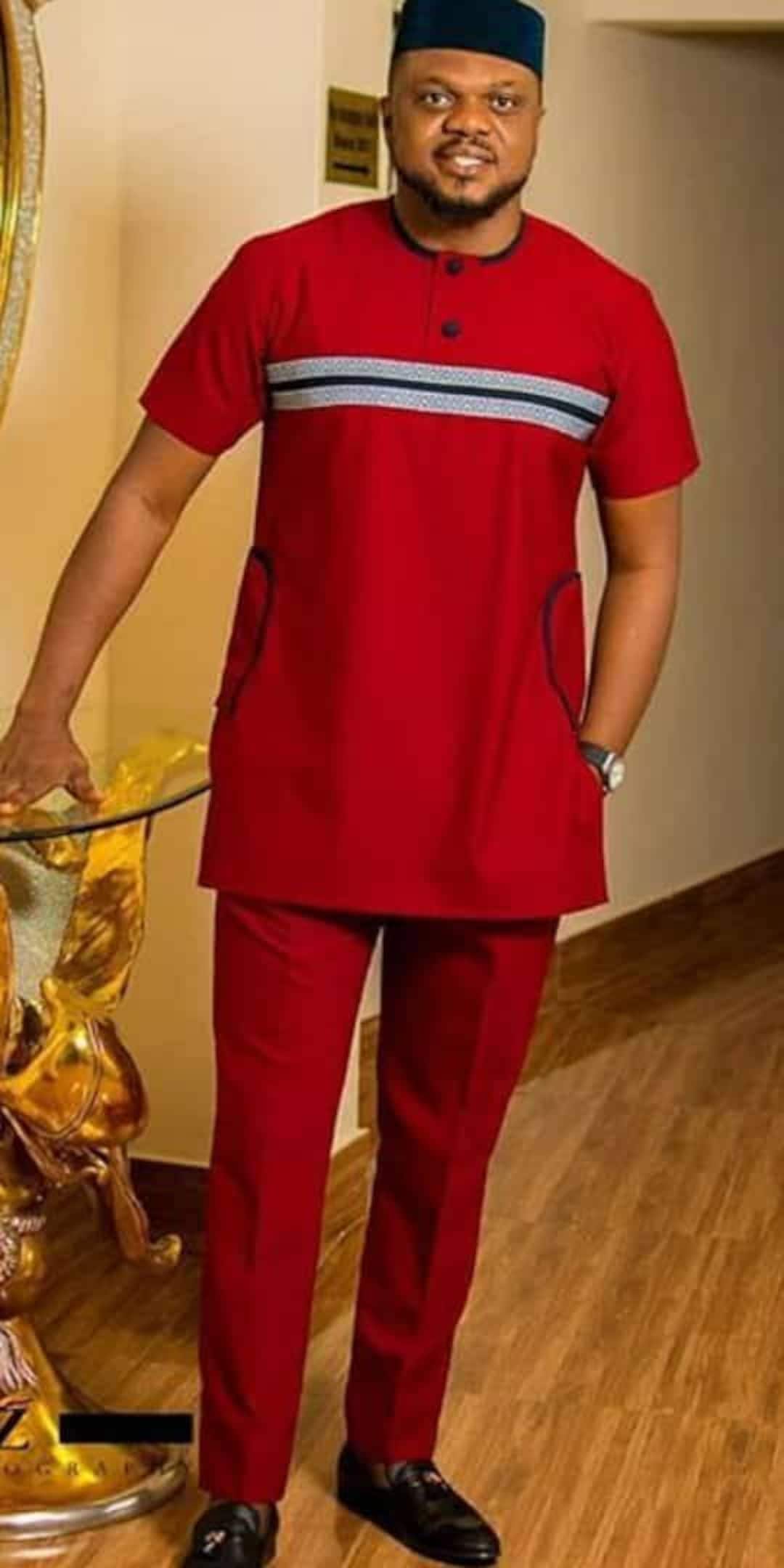 African Men Set African Men Long Sleeve Shirt With Pants Handmade ...