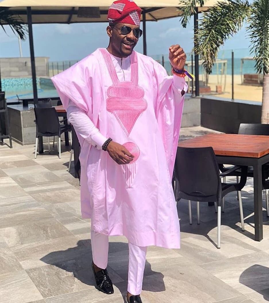 Ebuka African Agbada Set Matching Shirt and Pant/african - Etsy