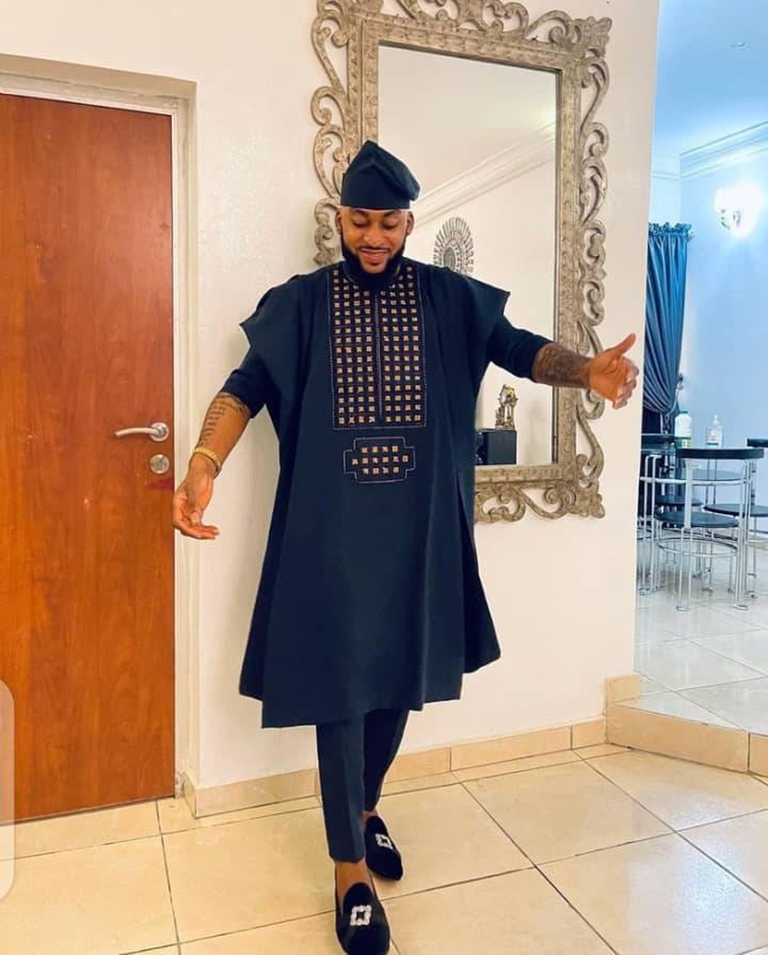 African Men Set African Men Long Sleeve Shirt With Pants Handmade ...