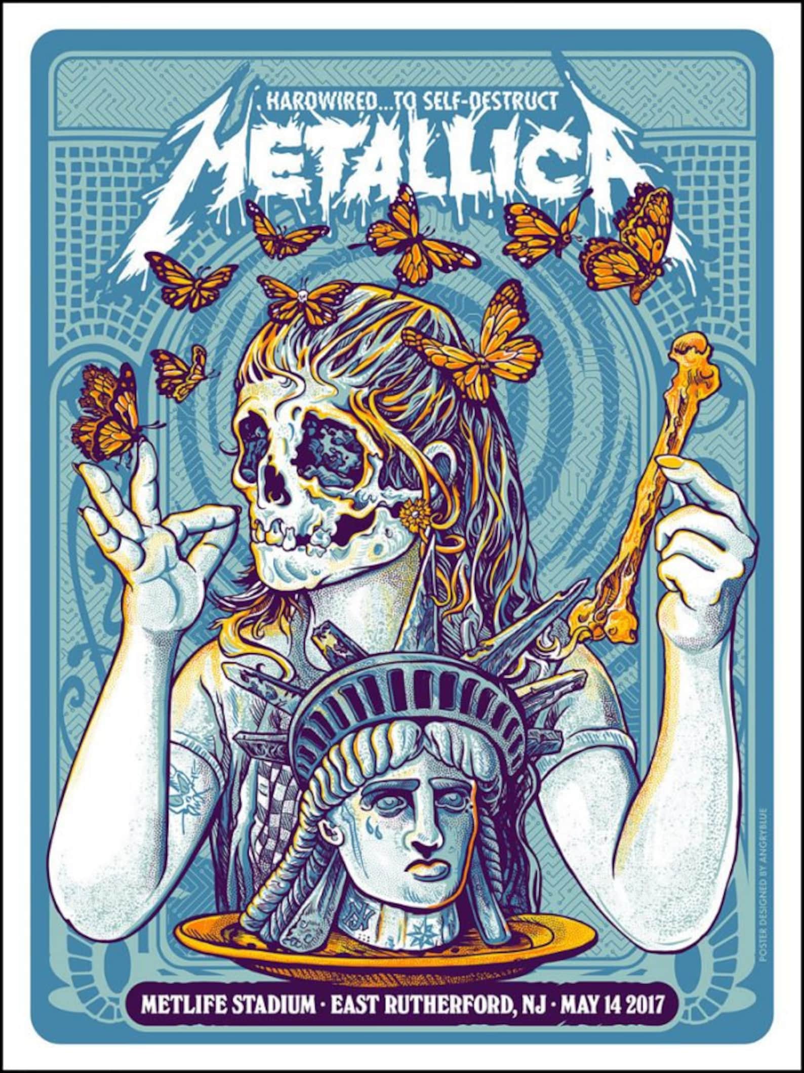 Metallica poster 11X17 | Etsy