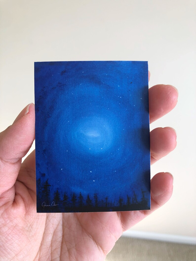 Stars Night Sky Sticker Square Sticker Decal for Laptop, Water Bottle ...